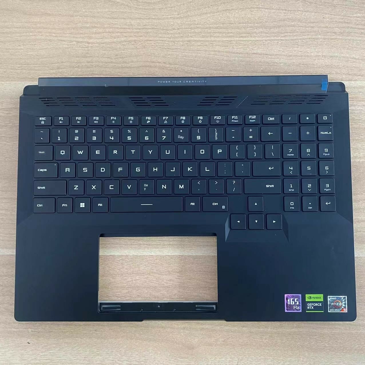 Клавиатура C-Shell с крышкой для игрового ноутбука Xiaomi/Xiaomi Redmi G Pro (версия Ryzen 2022) Все-в-одном с корпусом