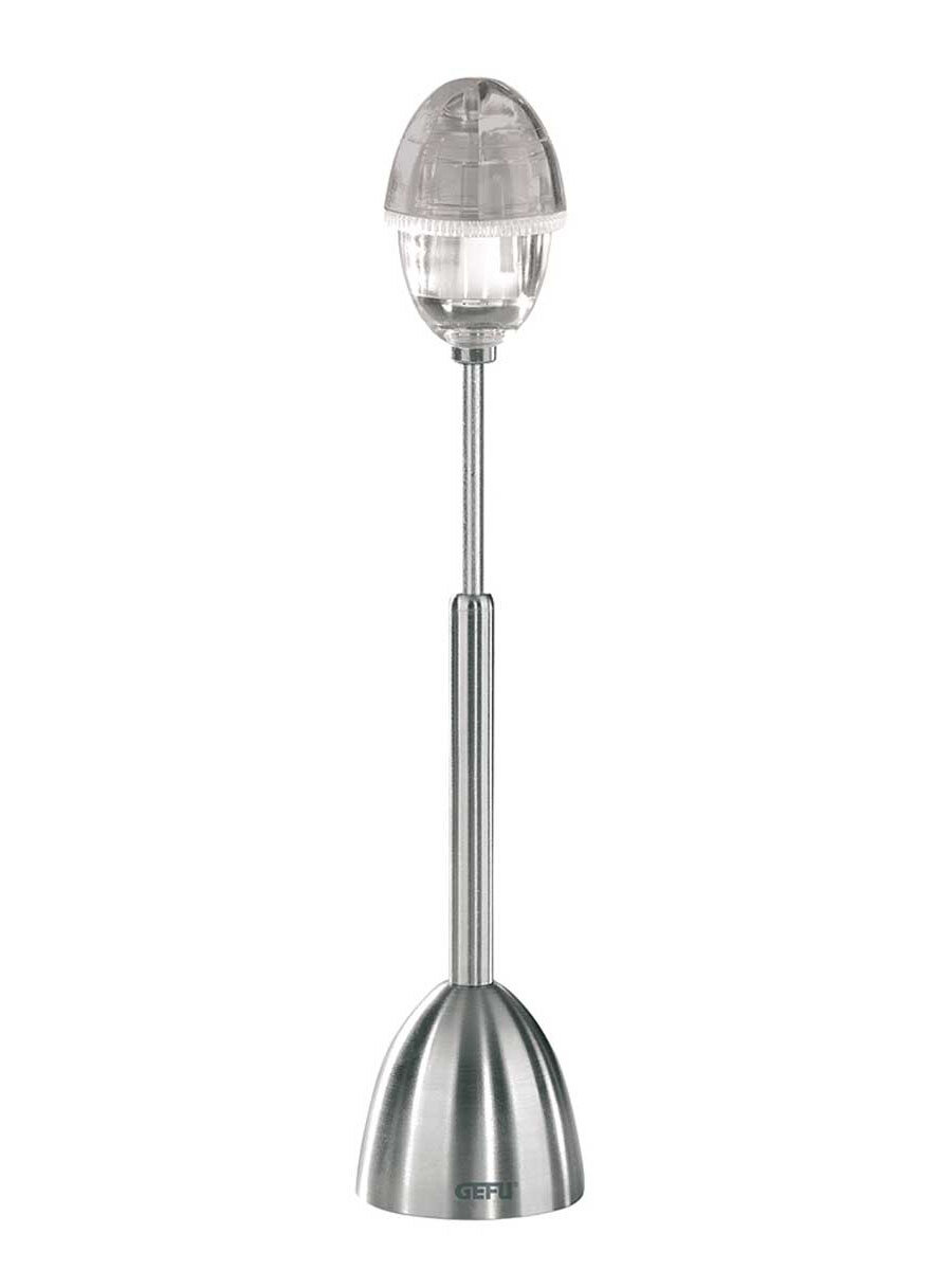 Очиститель яичной скорлупы с солонкой Gefu, 16,9 см, нержавеющая сталь, пластик, стальной