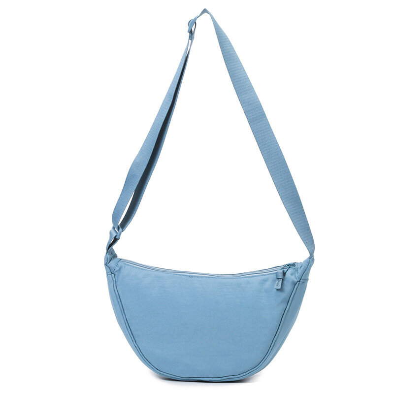 Фабрика-производитель Youjia: женская сумка-кроссбоди в стиле примерочной, нейлоновая сумка-пельмень Xiaohongshu, студенческая сумка через плечо, тканевая сумка.