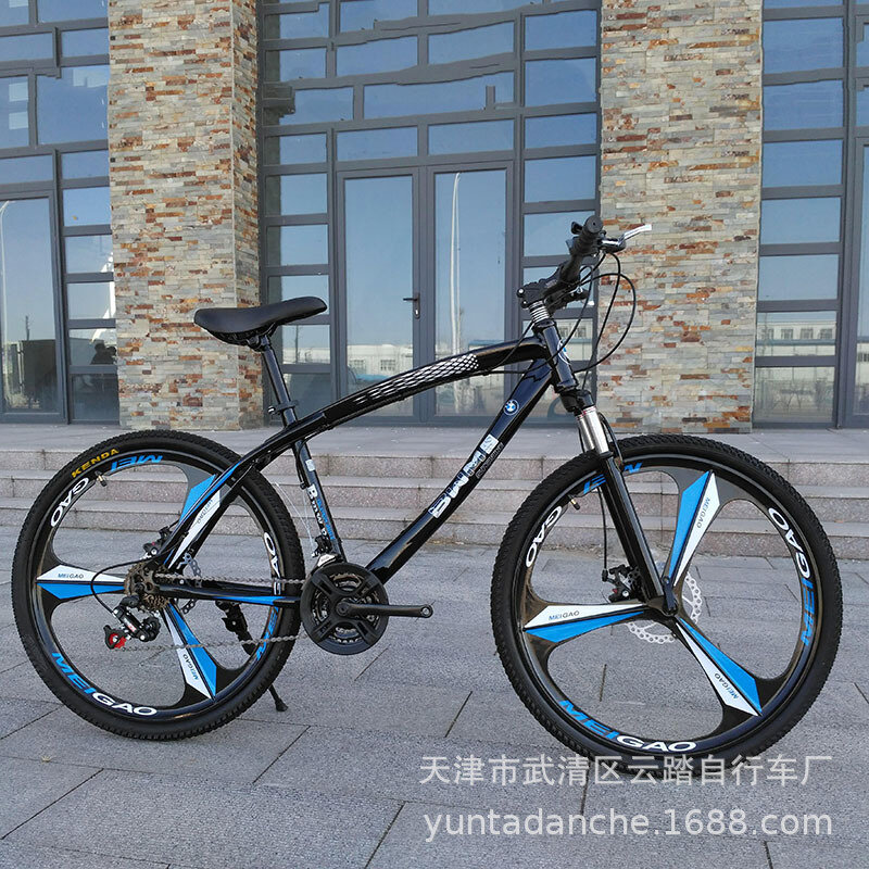 Горный велосипед в стиле BMW для взрослых, мужчин и женщин, с амортизаторами и дисковыми тормозами, подходит для внедорожных гонок, езды по шоссе и использования студентами.