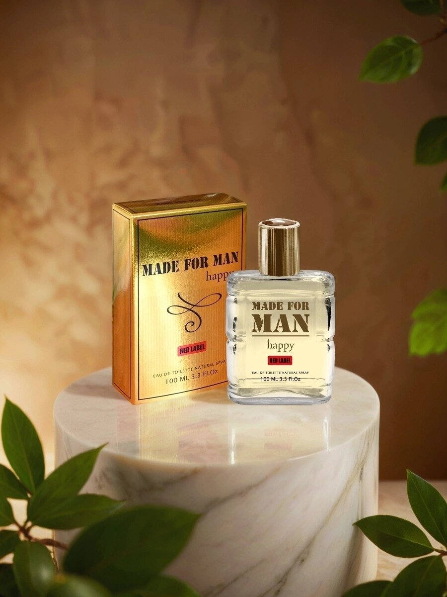 Delta parfum (Red Label). Туалетная вода мужская Made For Man Happy, 100мл.