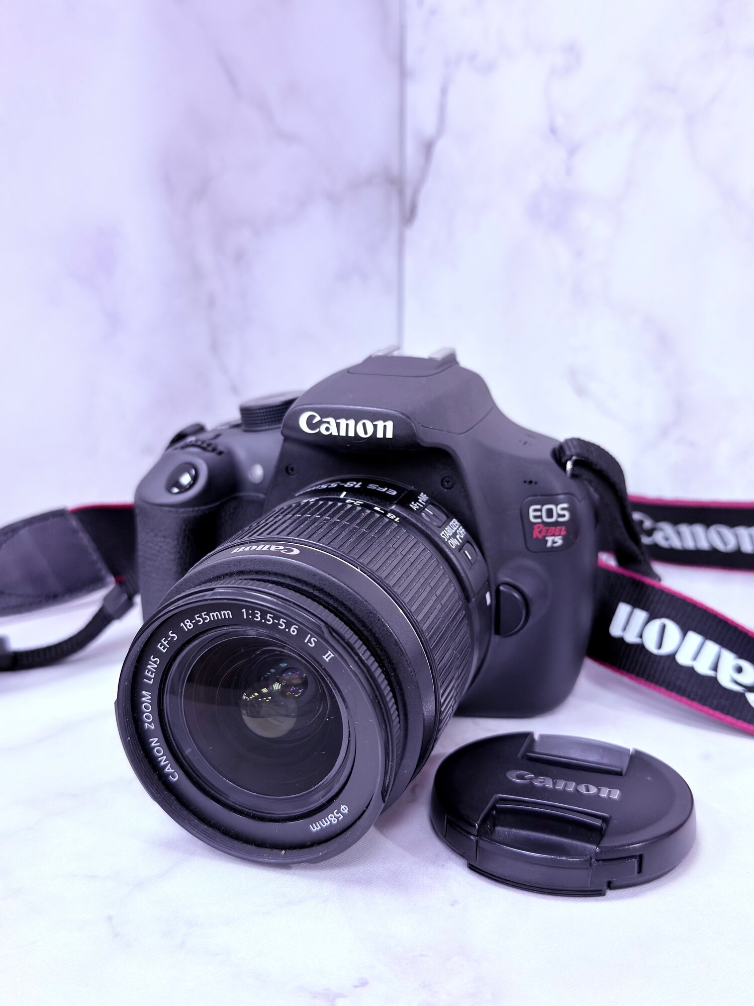 Фотоаппарат Canon EOS Rebel T5 (1200D) Kit EF-S 18-55mm f/3.5-5.6, черный