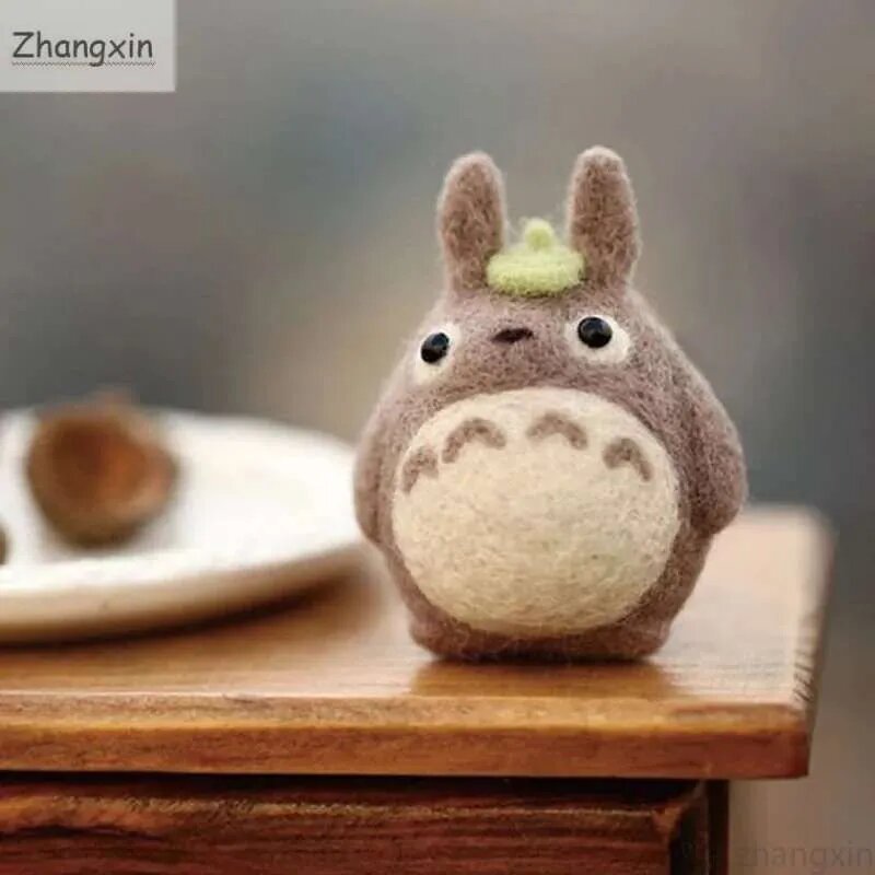 Игрушка для валяния в подарок "Аниме. Тоторо", 1шт/игрушка своими руками из шерсти/ набор для творчества и рукоделия для девочек ZX