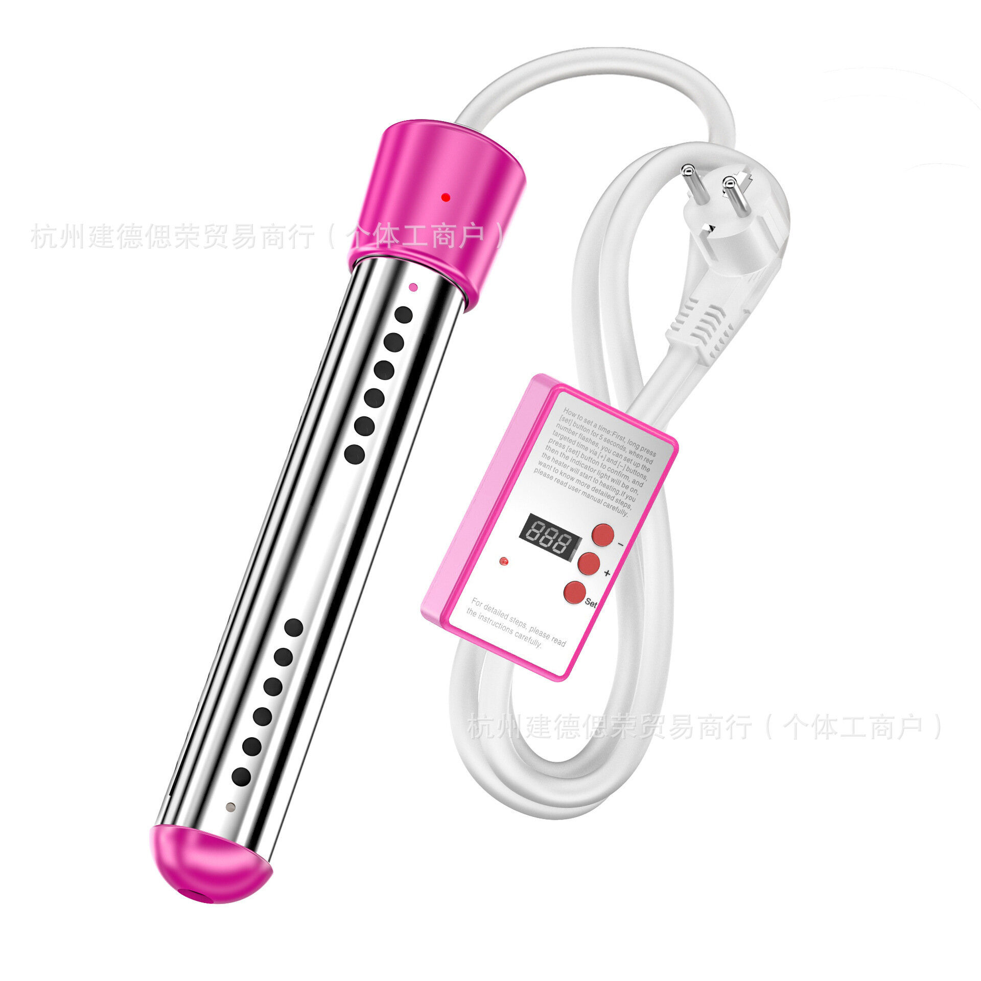 Новая круглая форма, быстрое нагревание, автоматическое отключение, умный таймер, модель для ванны, ведро, мощный нагревательный элемент для воды