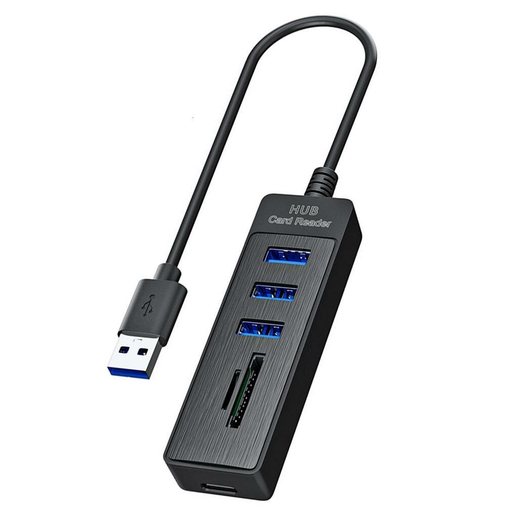 5 в 1 USB-хаб с кардридером, Порт USB