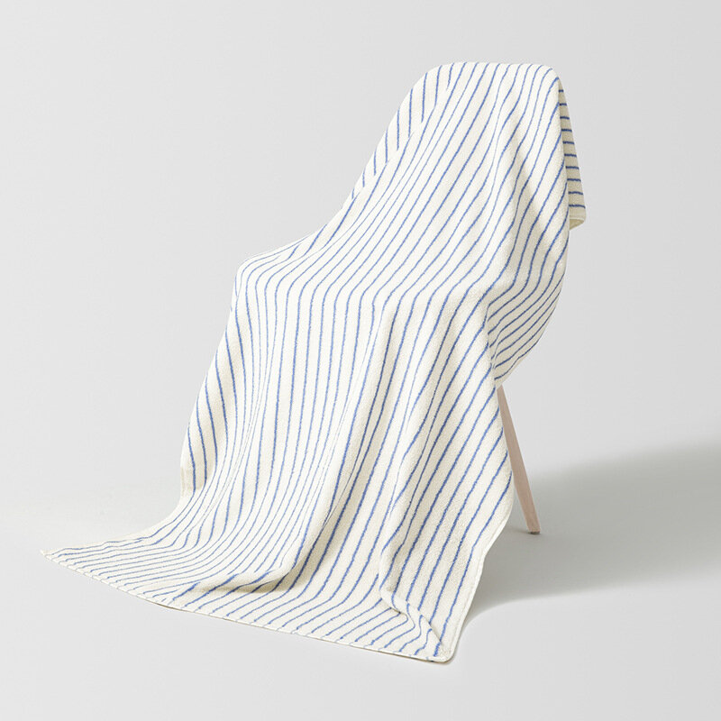 100% хлопковое полосатое банное полотенце для взрослых, утолщенное, 70*140 см, 470 г, многоцветное, мягкое, впитывающее банное полотенце