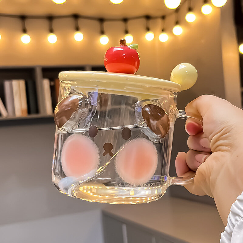 Изолированный кипятильник для воды, подарок на день рождения для девушки, высококачественная стеклянная кружка, офисная кружка с плоским дном и подогревом