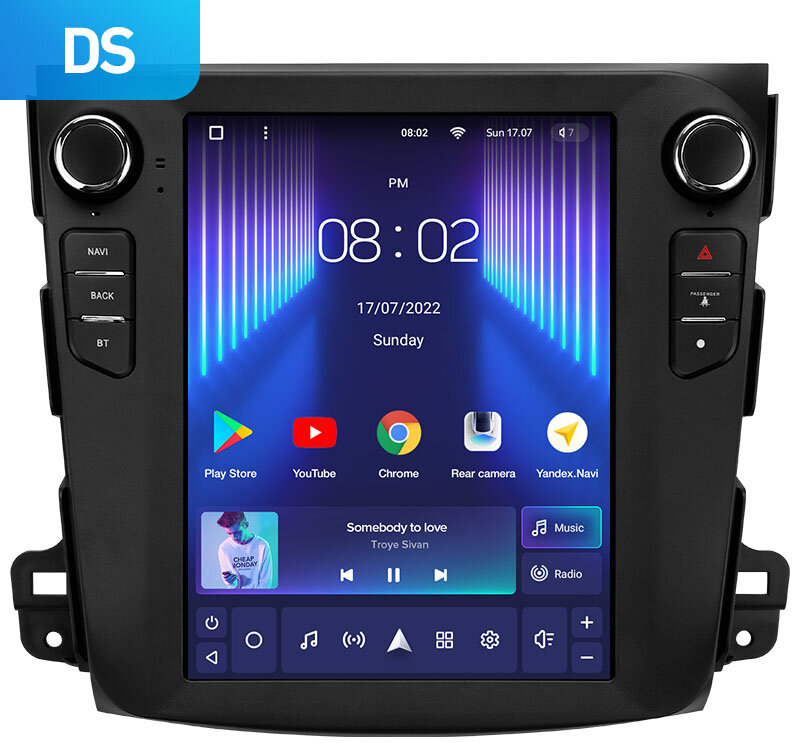 Штатная магнитола Peugeot 4007 2007-2012 (Тип A) Teyes TPRO 2 DS (Tesla) 9.7" 4/32 RM-1312-51 Android 10 (4G-SIM, DSP, QLed)