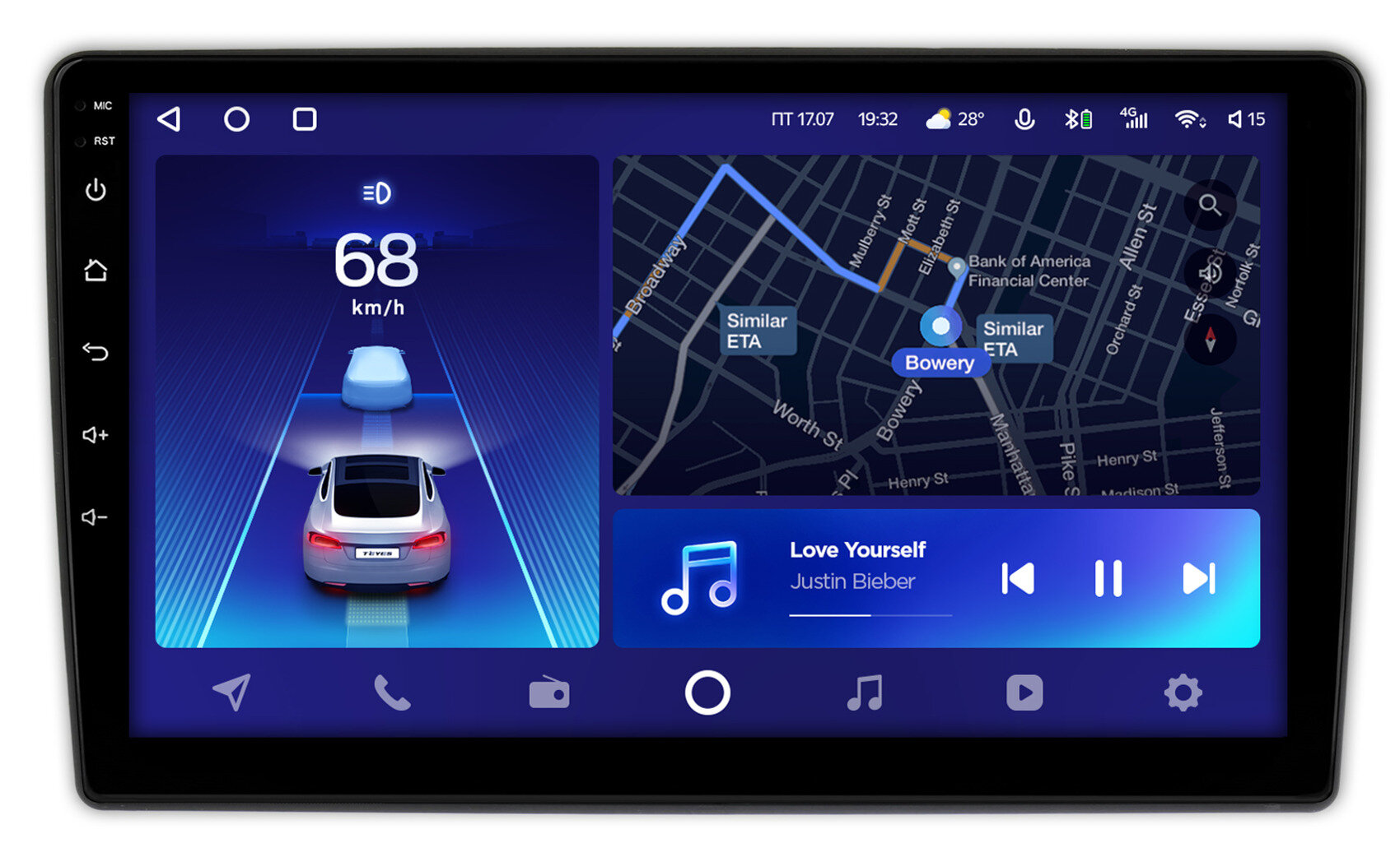 Штатная магнитола Teyes CC2 PLUS 4/32 10" RM-10-1107 GMC Savana 2008-2026 Android 10 (4G-SIM, DSP, QLed)