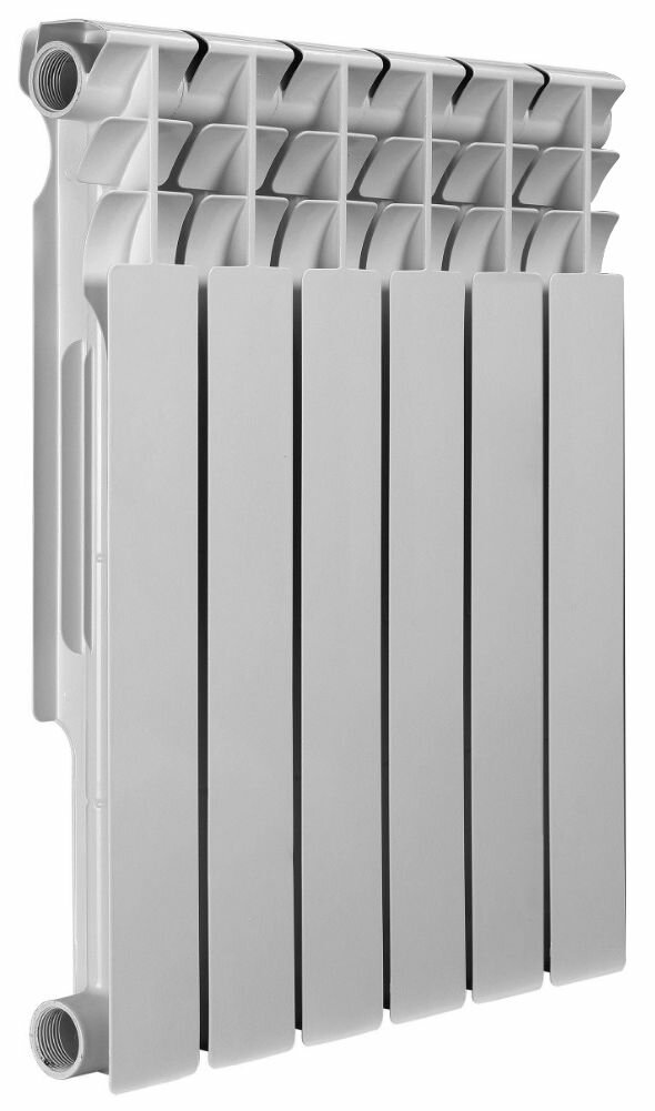 Радиатор биметаллический AZARIO BM500/80 6 секций BM500/80/6 белый