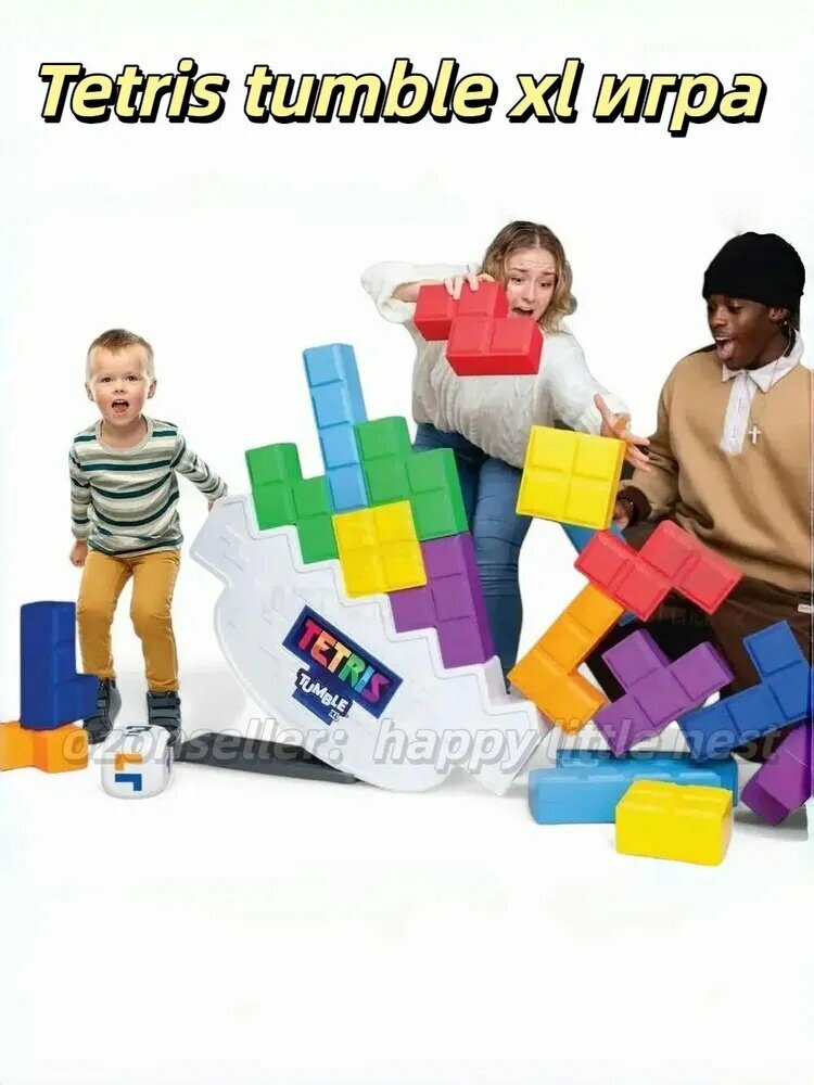 Tetris tumble xl игра Динамическая наклоняющаяся башня, Логические игры Tetrimino Blocks Tower