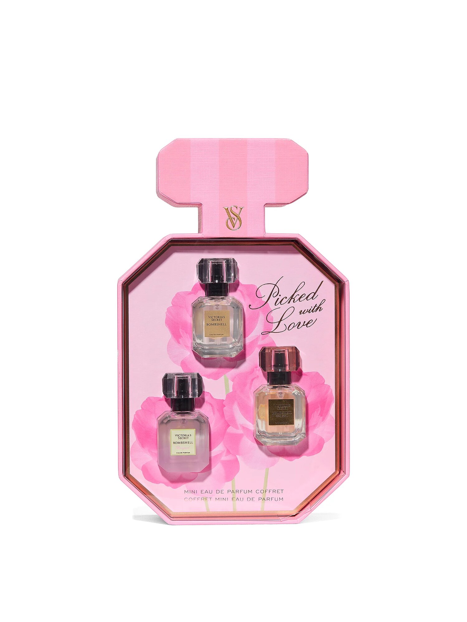 Victoria's Secret Подарочный набор мини-парфюмерной воды Bombshell из 3 предметов 3-Piece Bombshell