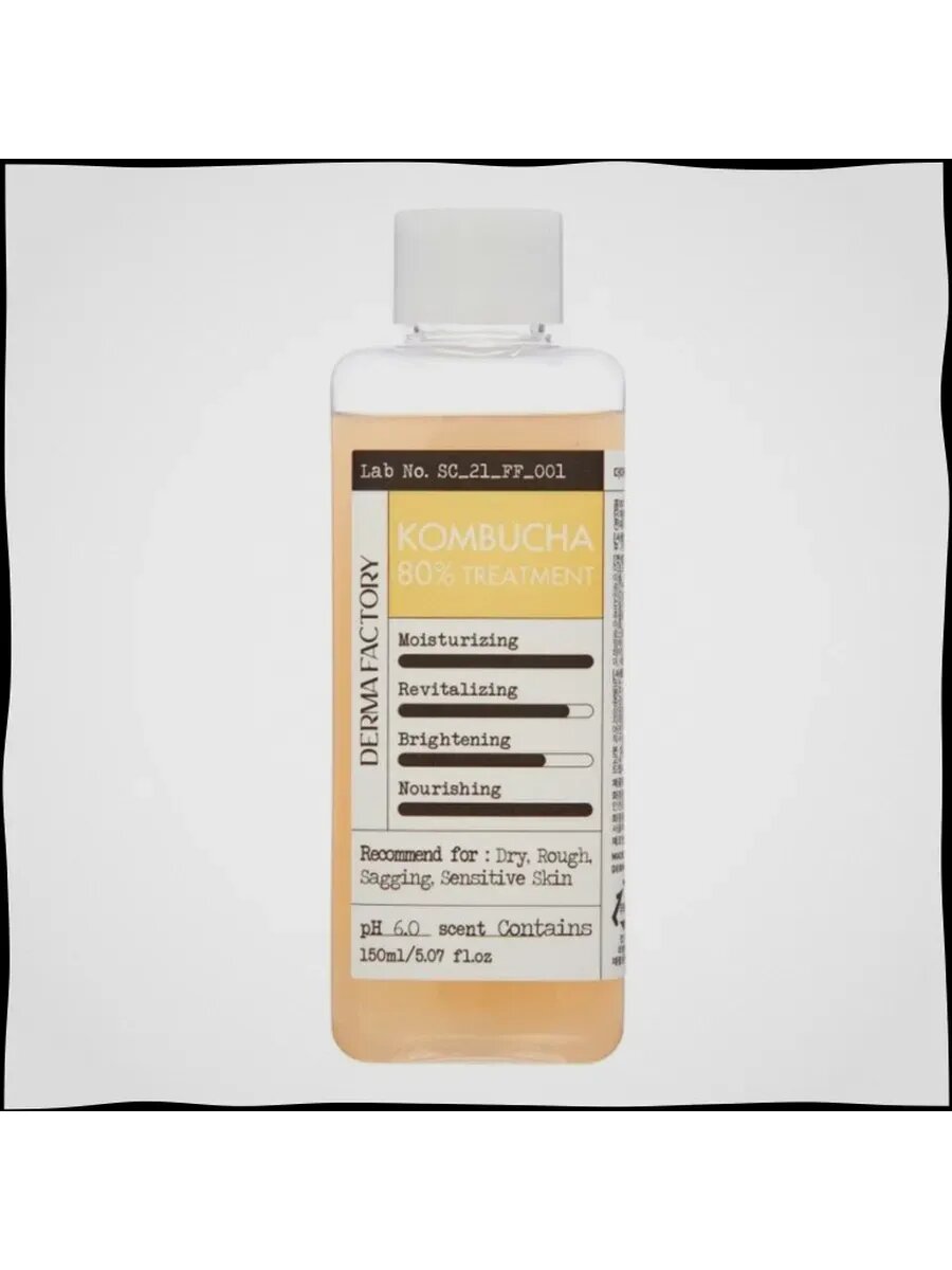 DERMA FACTORY Kombucha 80% Treatment Тонер для лица п 150 мл