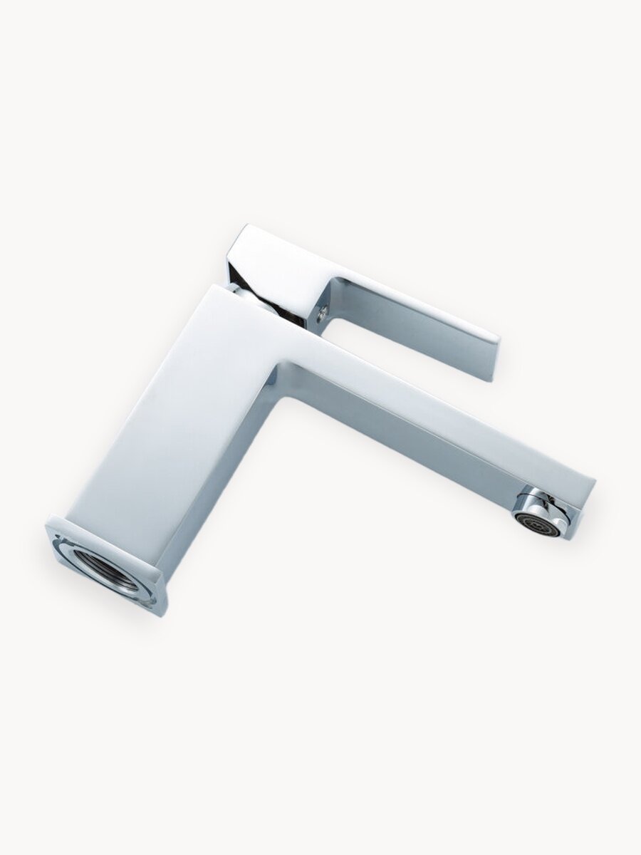 Смеситель для раковины с фиксированным изливом Frap Н91 F1091, латунь, цвет хром