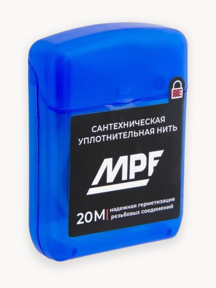 Нить сантехническая Masterprof MPF, для герметизации, до 6 дюймов, 20 м