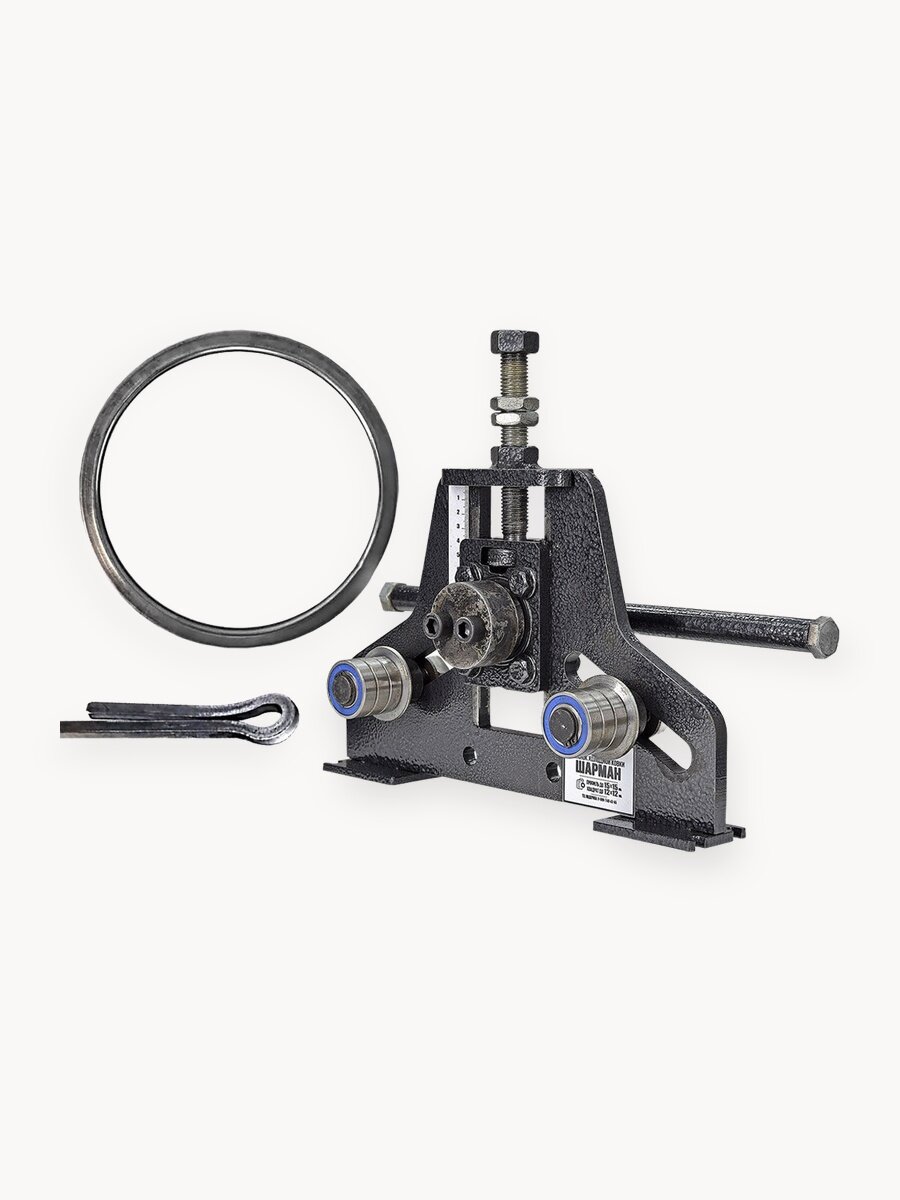 Кольцегиб (Гнутик). Ручной станок для холодной ковки шарман. Модуль - Кольцегиб. Изготовление колец и сгибания профиля под любым углом