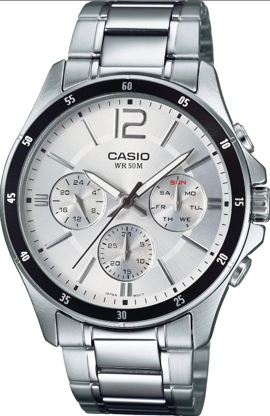 Наручные часы CASIO, серебристый
