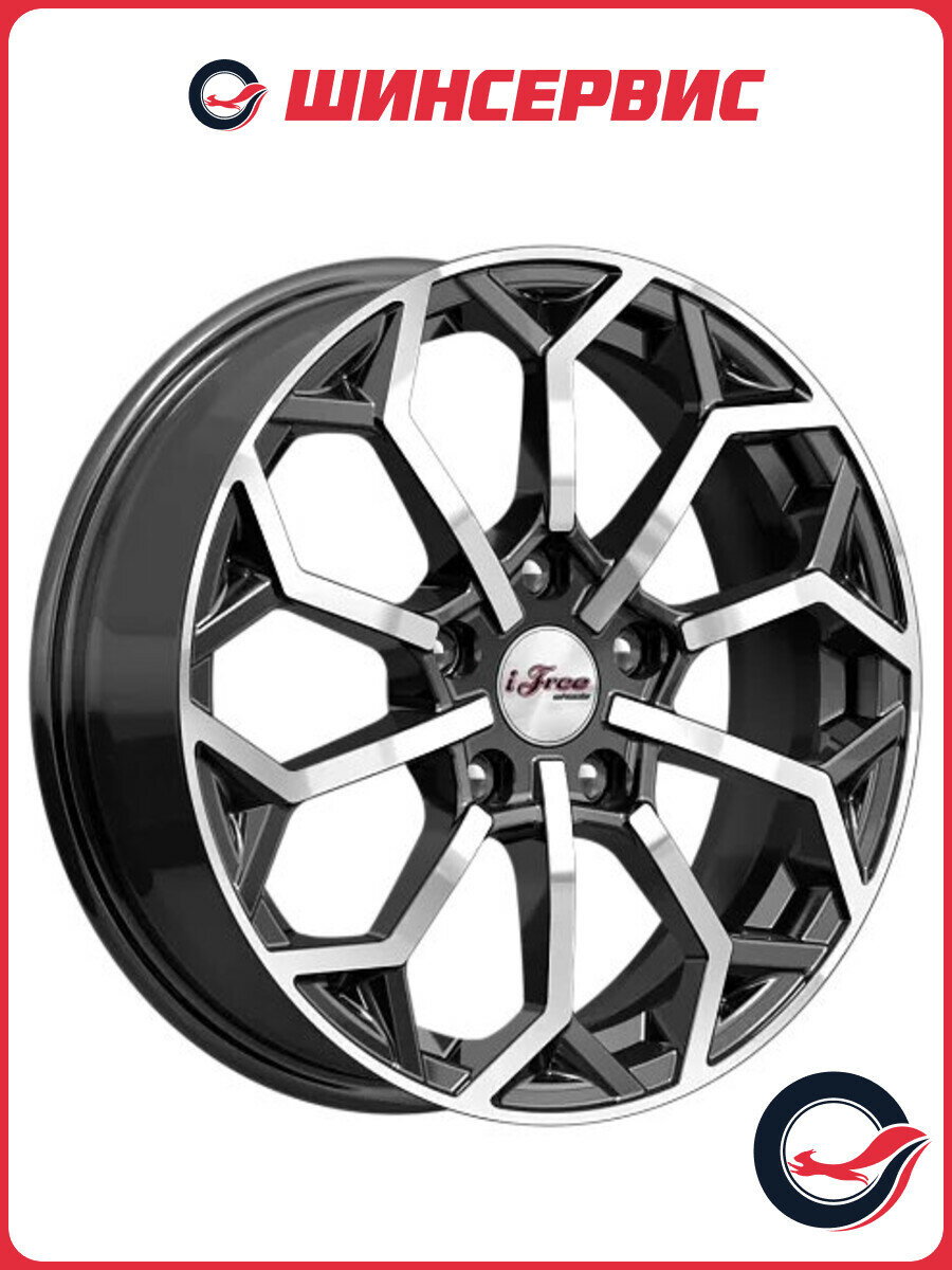 Литой колесный диск IFree Спейс-Нидл R16x6.5J 5x100 ET38 ЦО67.1 для автомобиля