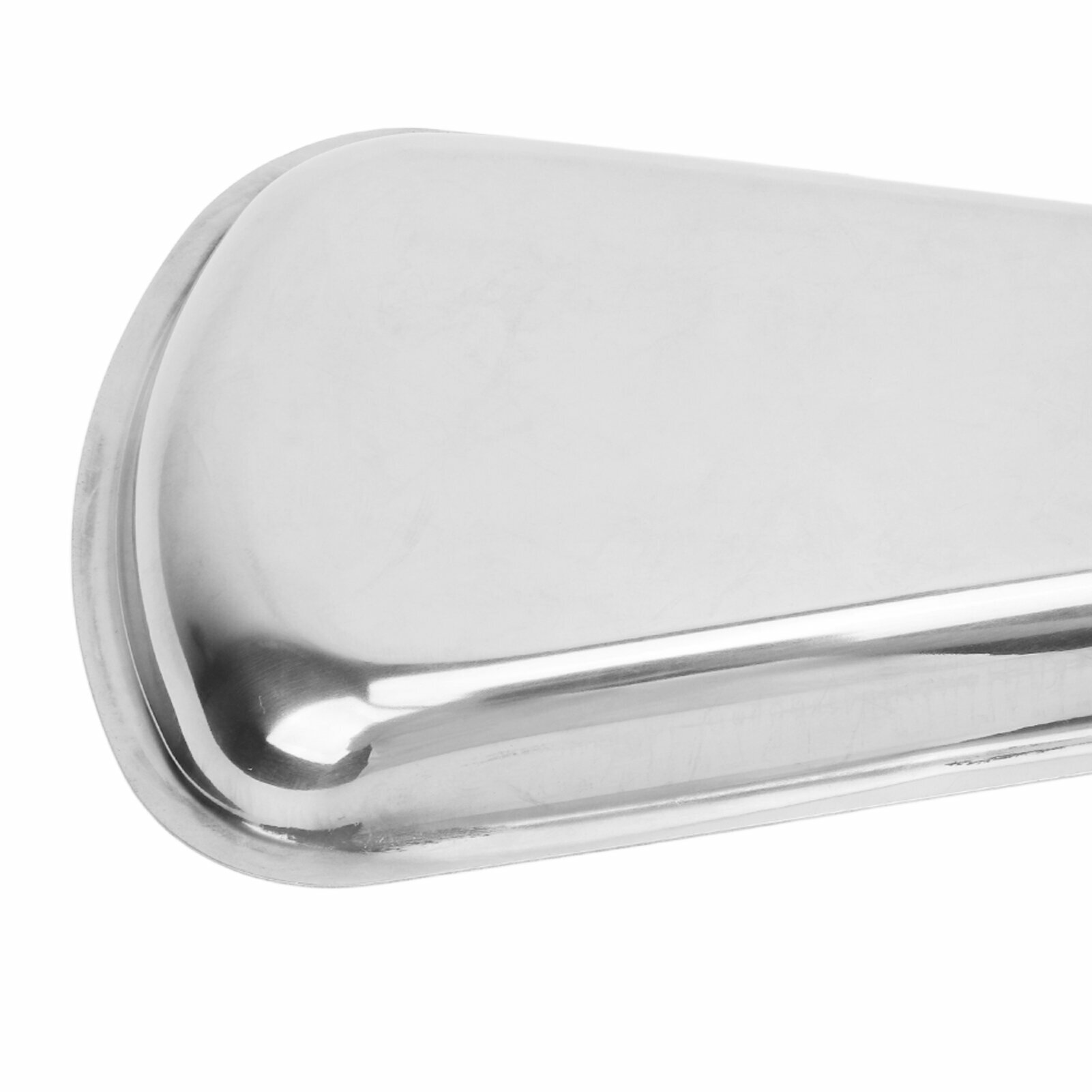 Блюдо для сервировки Поднос из нержавеющей стали Гигиеничный Легко очищаемый Компактный Универсальные сервировочные принадлежности для домашней вечеринки Форма веера