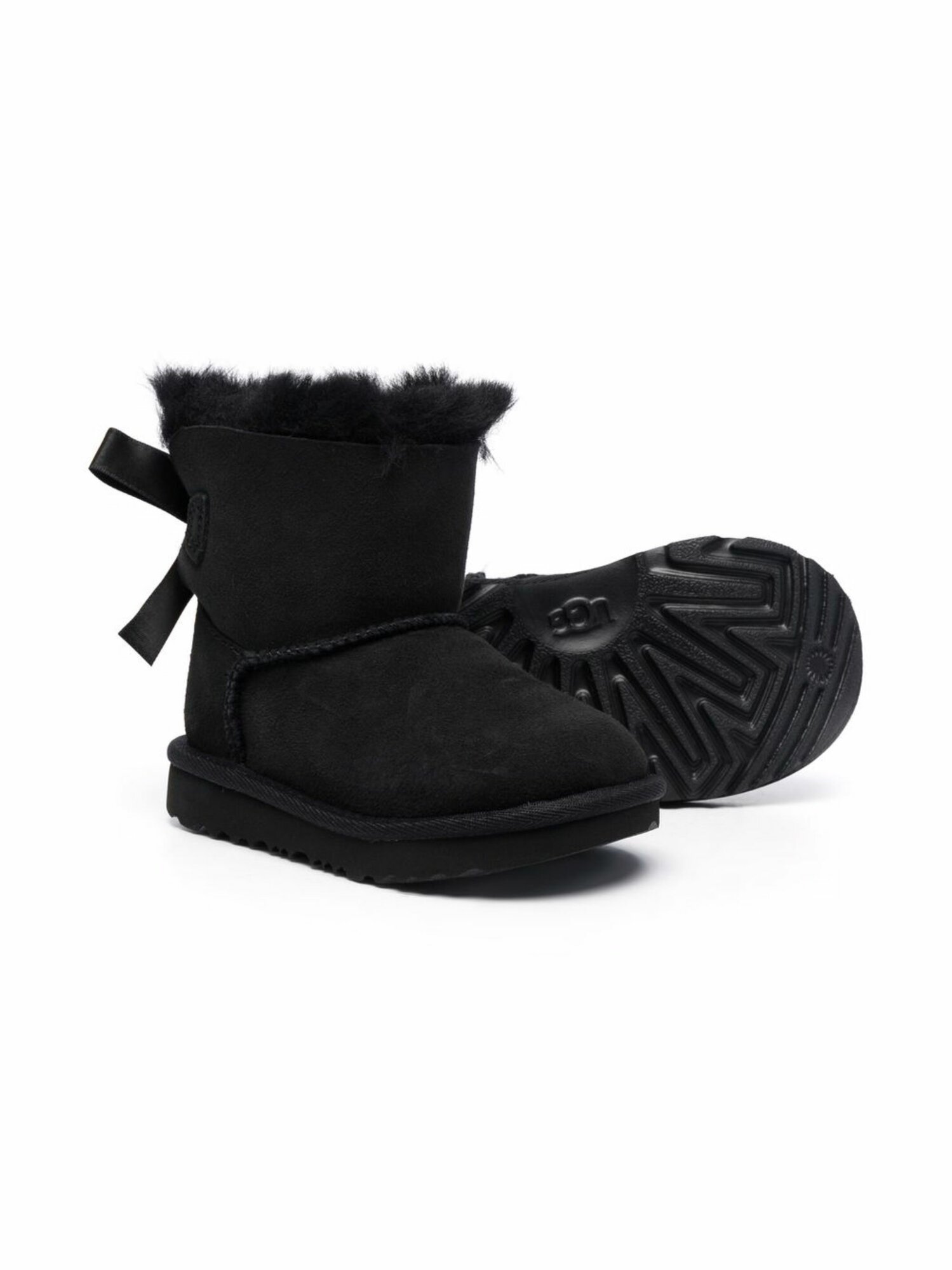 Ботинки UGG, размер US 1 Детское, черный — фото 1