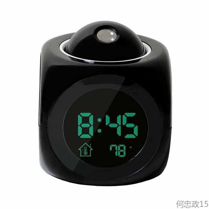 ЖК-проектор, светодиодный дисплей, цифровой будильник, говорящая голосовая подсказка, термометр, функция повтора, стол