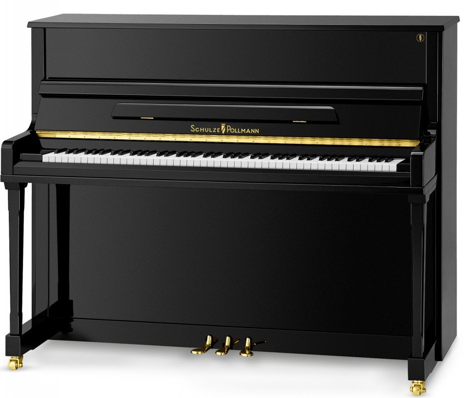 Акустическое пианино SCHULZE POLLMANN SU 122H Black Gloss, черное, глянцевое, 122 см