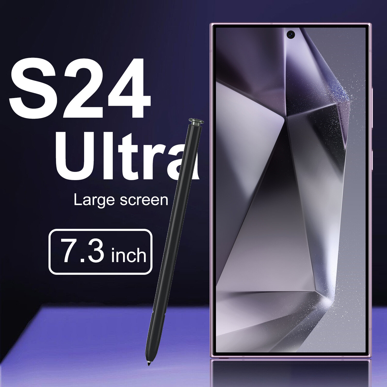 Смартфон S24 Ultra, 7.3", 16+1Т, взрывоопасный, для внешней торговли