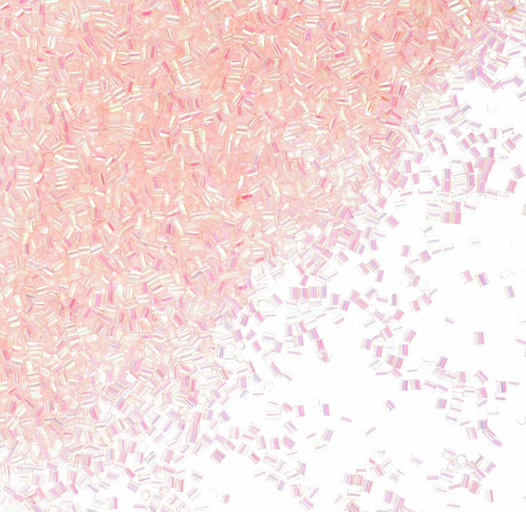 Конфетти Волна веселья Фольга Цилиндры, цвет розовый перламутр 0,2 см 20 г