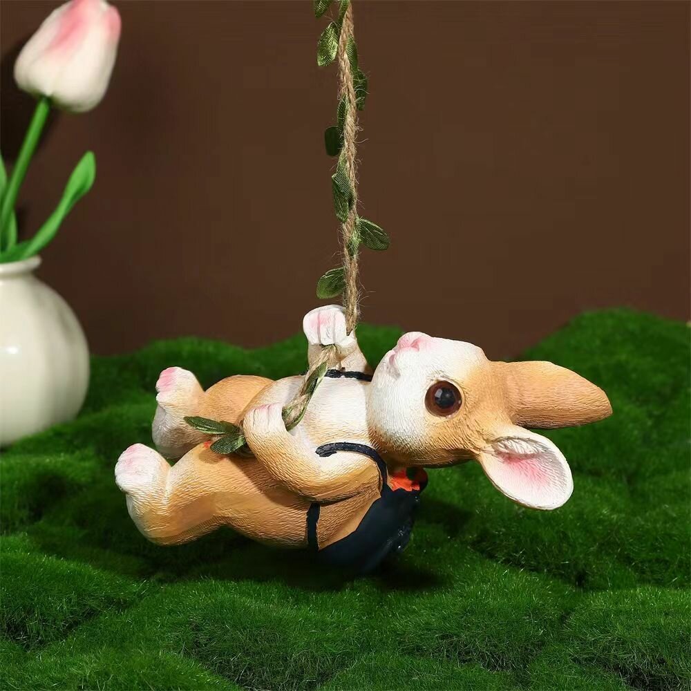 Статуя кролика для украшения сада