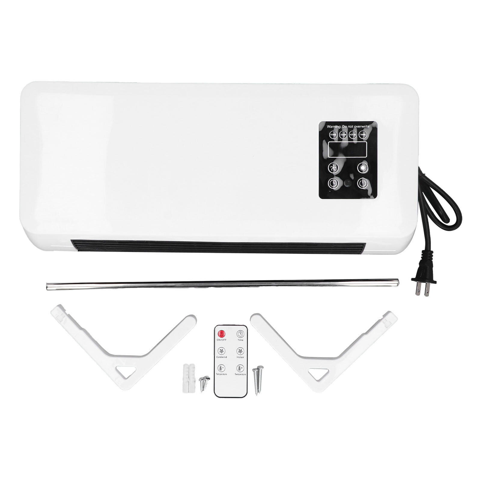 Обогреватель кондиционера на стене Регулируемые два режима портативный сенсорный экран.