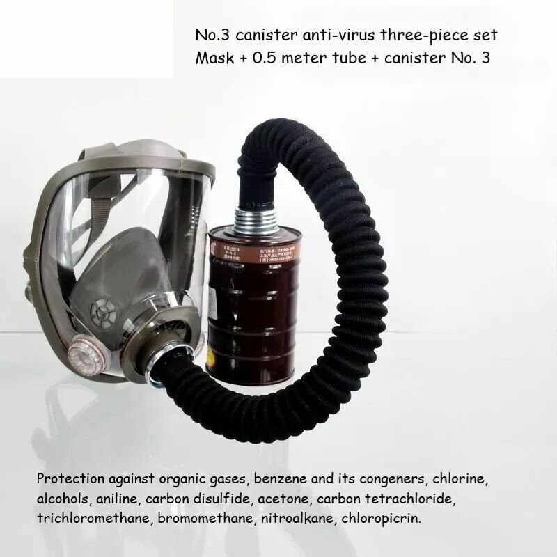 Противогаз фильтрующий газодымозащитный, Самоспасатель шанс фильтрующий с полумаской усиленный.