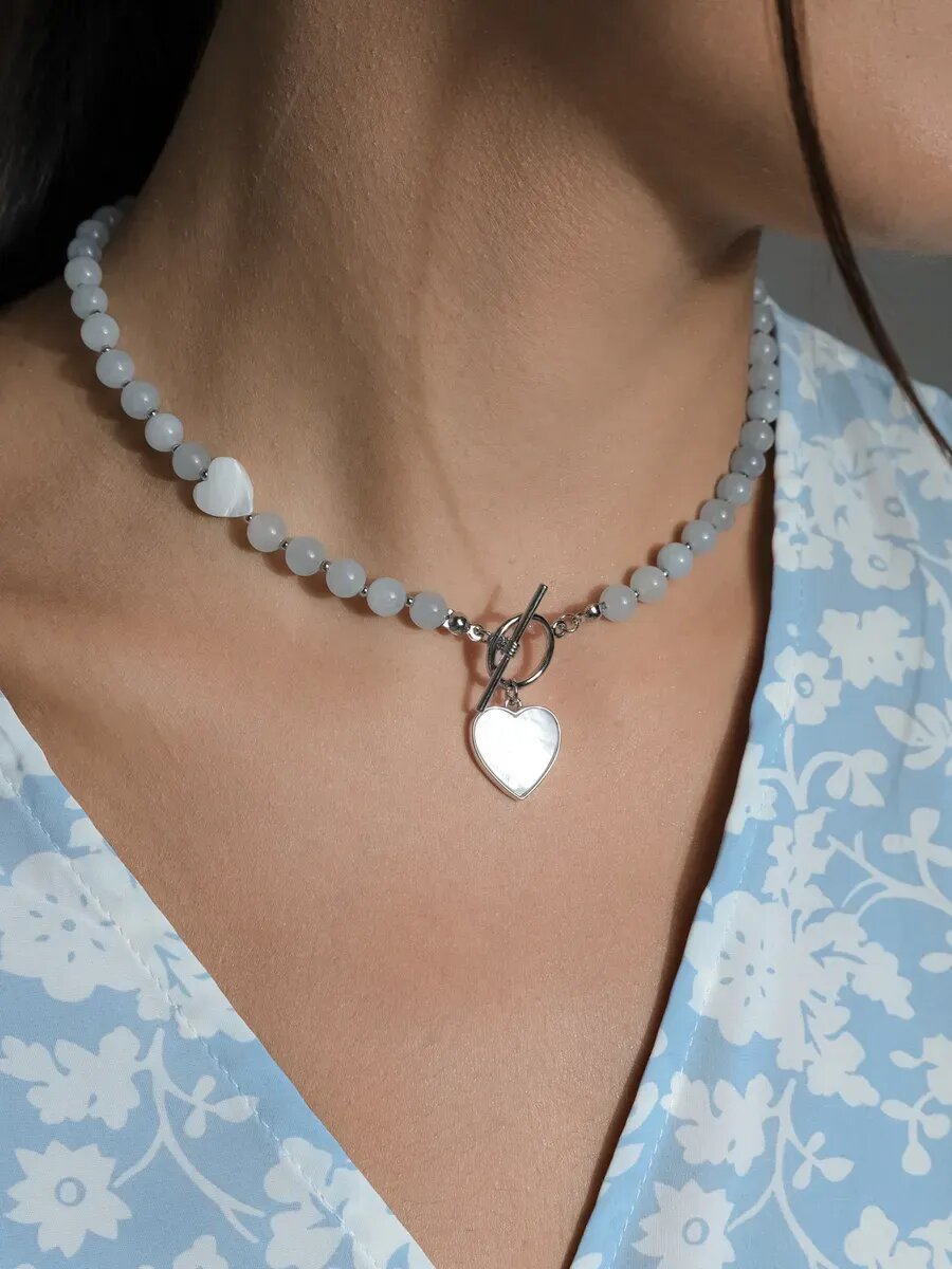 Колье, перламутр