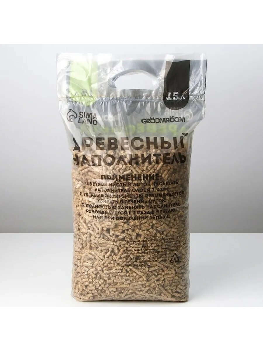 Экологический древесный наполнитель для питомцев