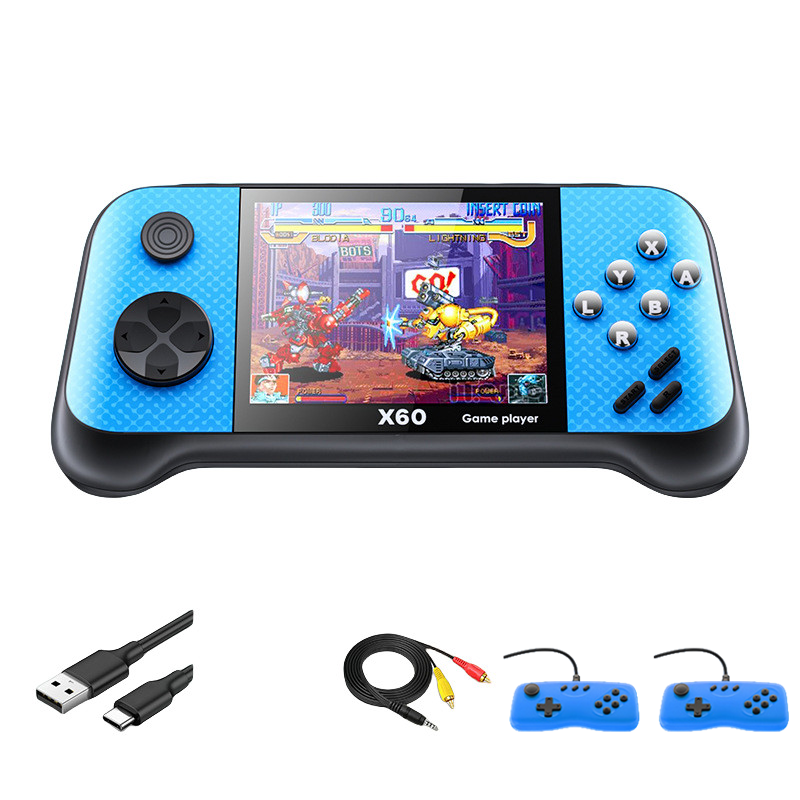Игровая консоль X60, портативная игровая консоль PSP, Ретроконсоли Двойная ручка