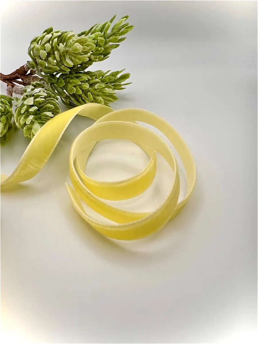 Бархатная лента Premium 1см (5м)