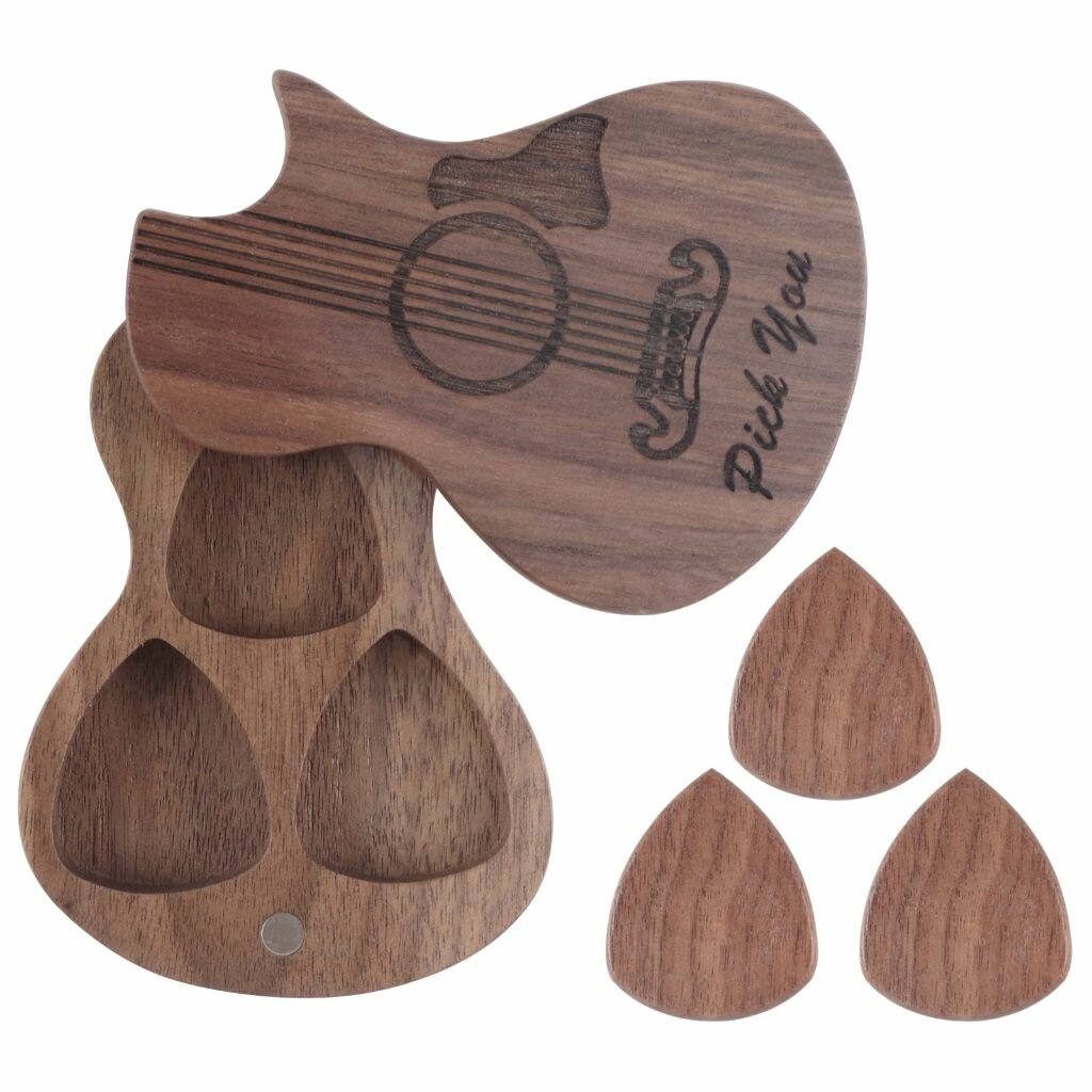 Коробка для медиаторов из дерева