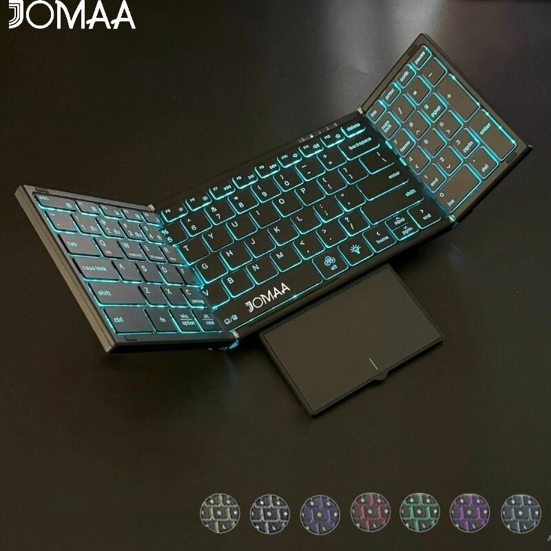 Складная клавиатура с RGB-подсветкой