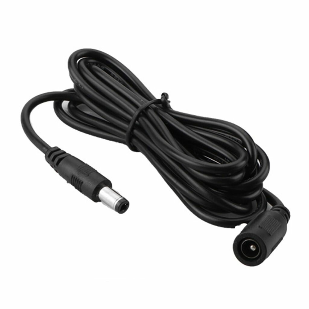 Удлинительный кабель 5,5x2,1 мм от розетки к розетке для контроля светодиодных ламп-3 метра
