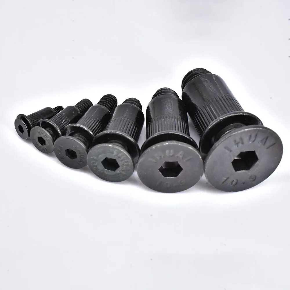 Черные Countersunk ScrewNut M6 (5шт)