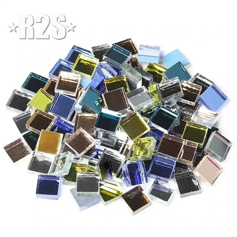 Зеркальные мозаичные плитки Mix square