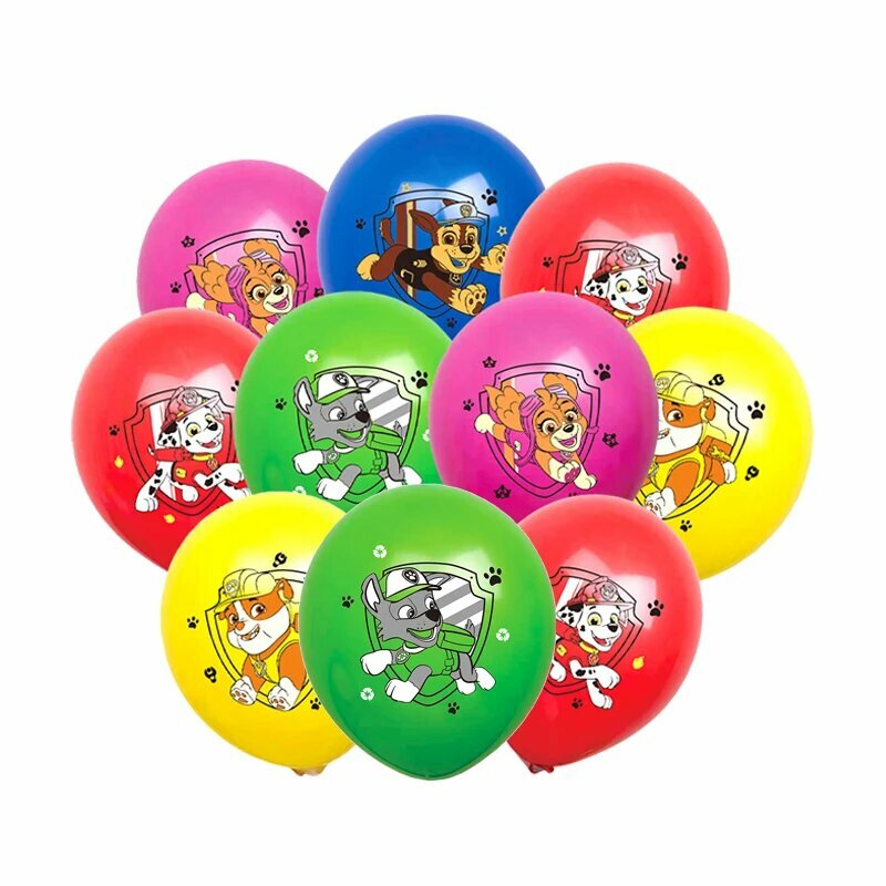 Набор латексных шаров «Щенячий патруль» PAW PATROL 10pcs
