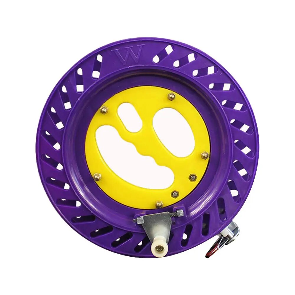 Ручная рыболовная катушка 4 цвета Фиолетовый, Color D