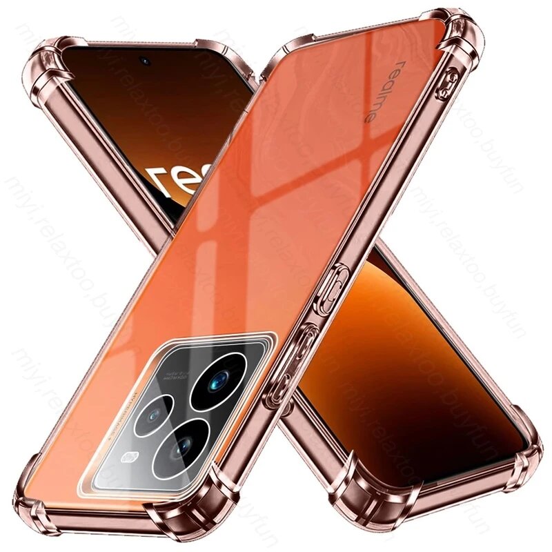 Прозрачный чехол для Realme GT 7 Pro 7Pro GT7Pro 5G, ультратонкий противоударный мягкий защитный чехол из ТПУ для камеры Realmu Realmy Realmi GT7Pro