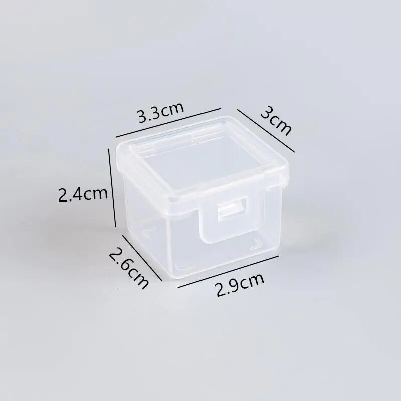 Коробка для хранения мелких деталей, мини-коробка для аксессуаров, пластиковая жесткая пластиковая коробка, маленькая коробка из полипропилена, прозрачная коммерческая упаковочная коробка