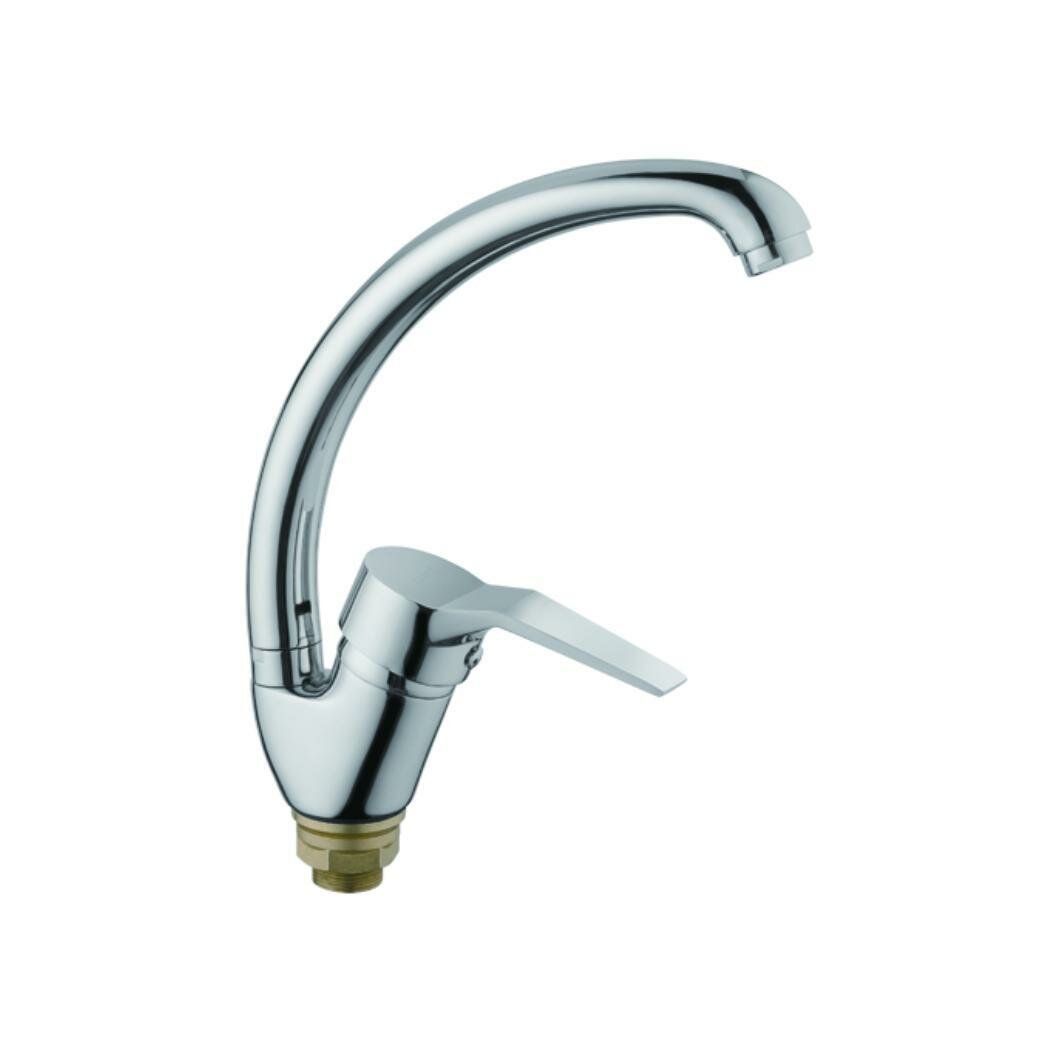 Смеситель для кухни D-Lin D150403-1, хром, качество и стильный дизайн