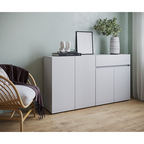 Комод Рвк Сура 1604.3 (1604х870х390) Белый