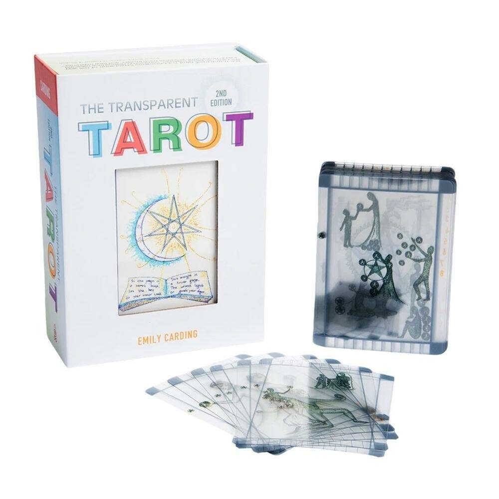 Прозрачное Таро Христа, второе издание, карты Таро для гадания с бархатным мешочком