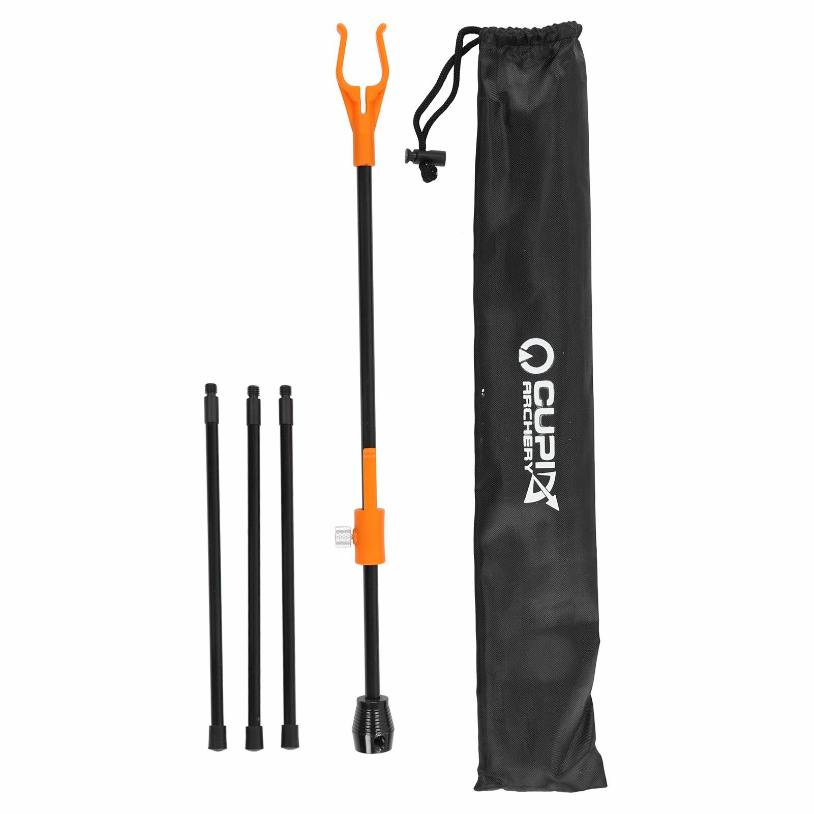 Регулируемая стойка для рекурсивного лука, сверхлегкий держатель для удилища из стекловолокна, портативное охотничье снаряжение, оранжевый цвет