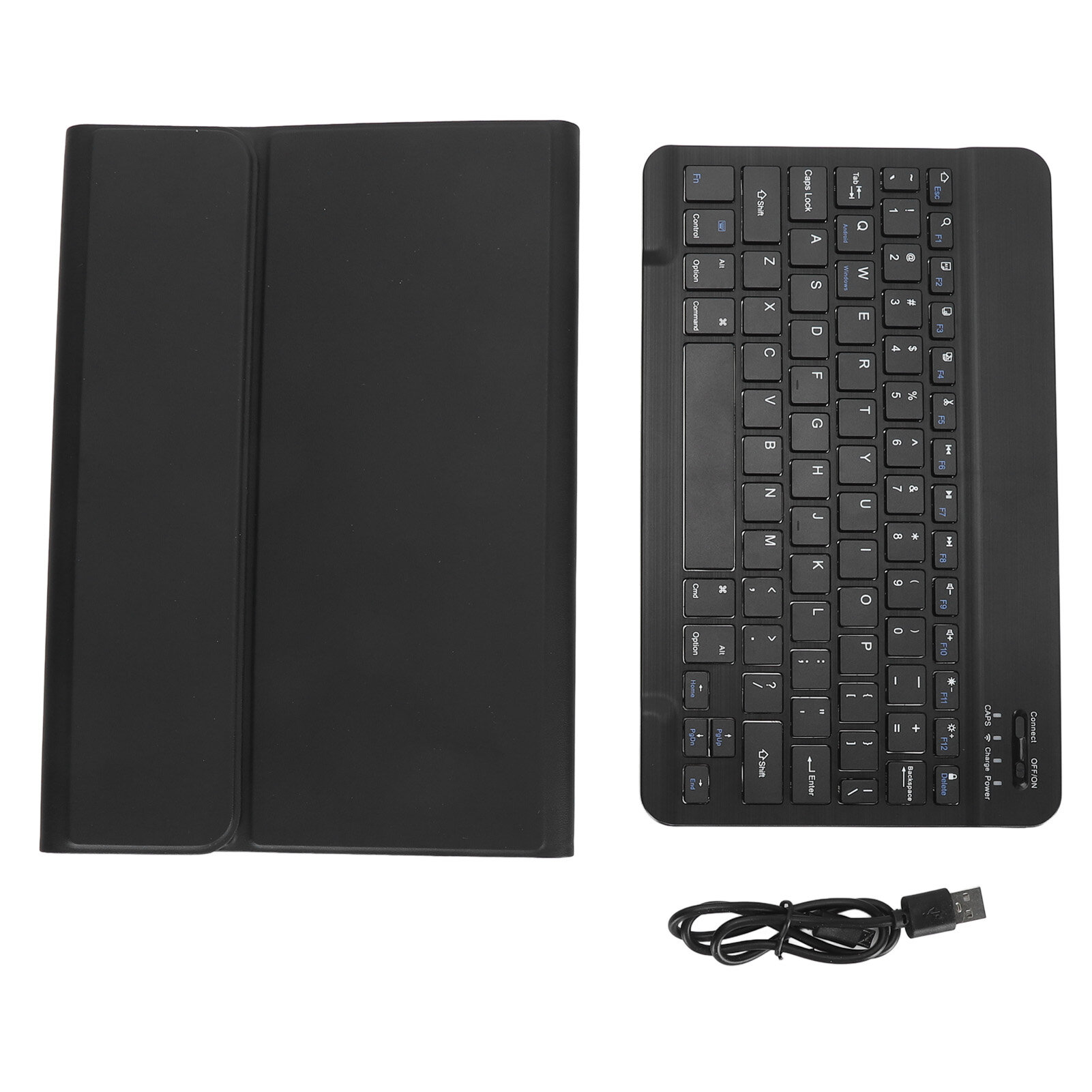 Чехол с клавиатурой для Xiaomi Mi Pad 6 6 Pro 11 дюймов, 2024, многофункциональный чехол для планшета из искусственной кожи с Bluetooth-клавиатурой, черный