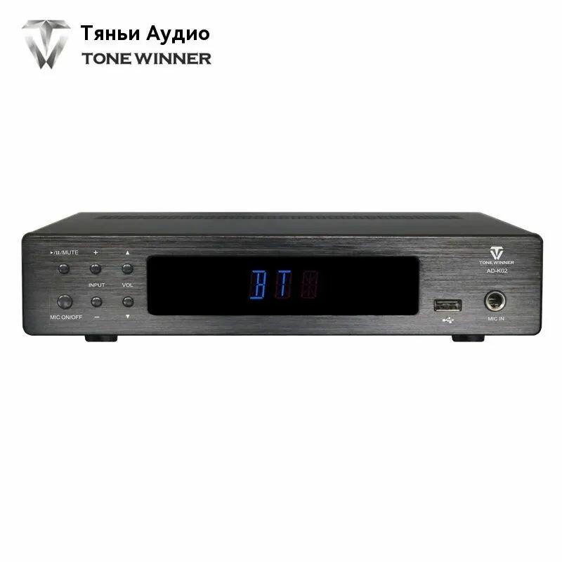 Tone Winner AD-K02 Многофункциональный усилитель фоновой музыки Домашний HiFi Bluetooth усилитель